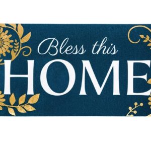 Evergreen Sassafras Bundle - Set of 5 All Seasons Interchangeable Entrance Doormats | Indoor and Outdoor |22-in x 10-in doormats and 30-in x 18-in Tray | Non-Slip Backing | Low Profile | Home Décor