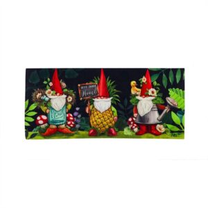 Evergreen Sassafras Bundle - Set of 5 All Seasons Interchangeable Entrance Doormats | Indoor and Outdoor |22-in x 10-in doormats and 30-in x 18-in Tray | Non-Slip Backing | Low Profile | Home Décor