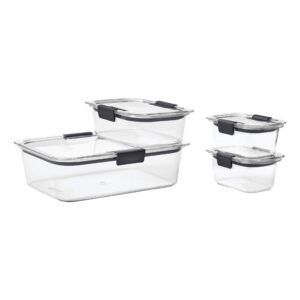 Rubbermaid Brilliance Leak-Proof Food Storage Containers with Airtight Lids