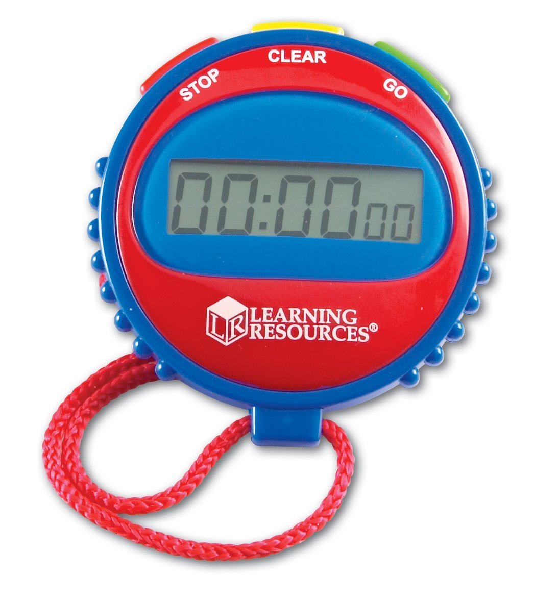 Learning Resources Simple Stopwatch, Multicolor