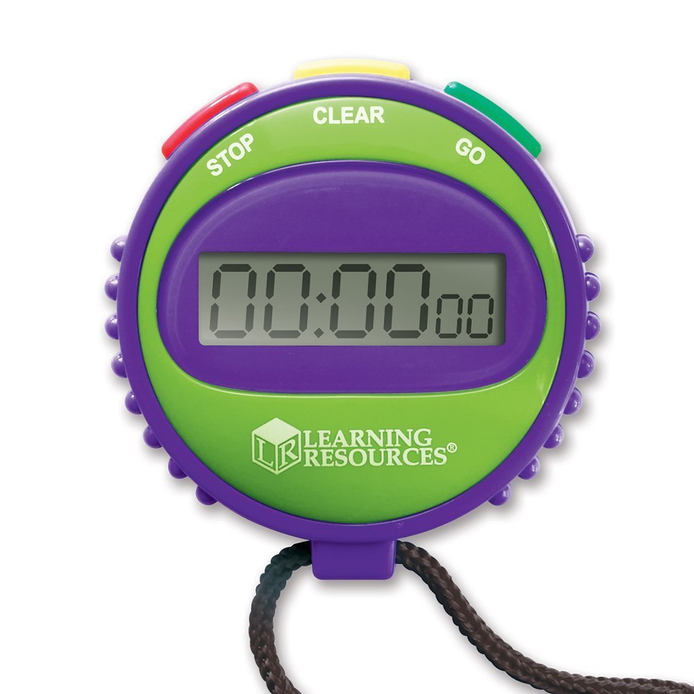 Learning Resources Simple Stopwatch, Multicolor