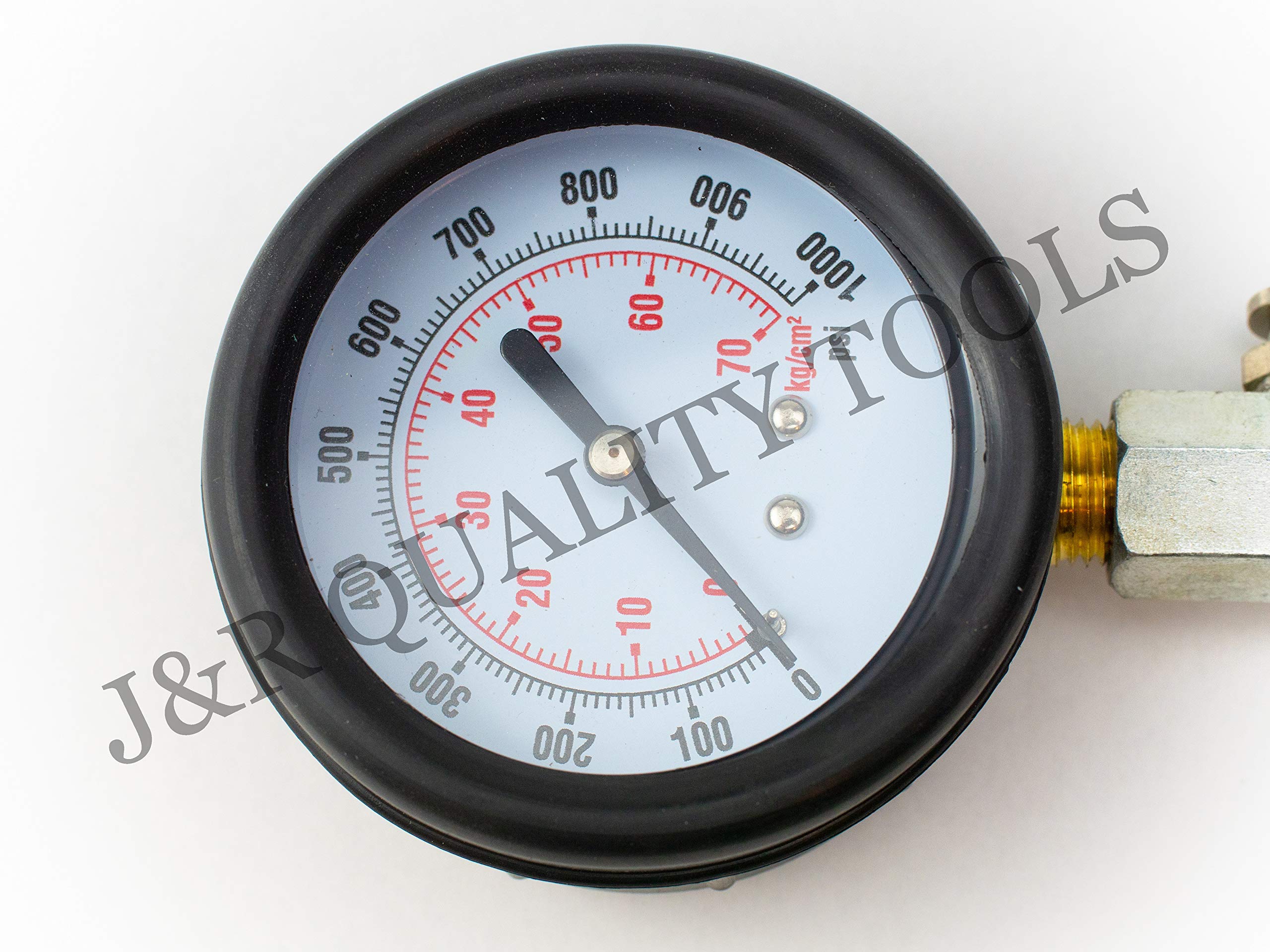 VCT Diesel Engine Compression Cylinder Pressure Tester Gauge Set 0-1000 psi