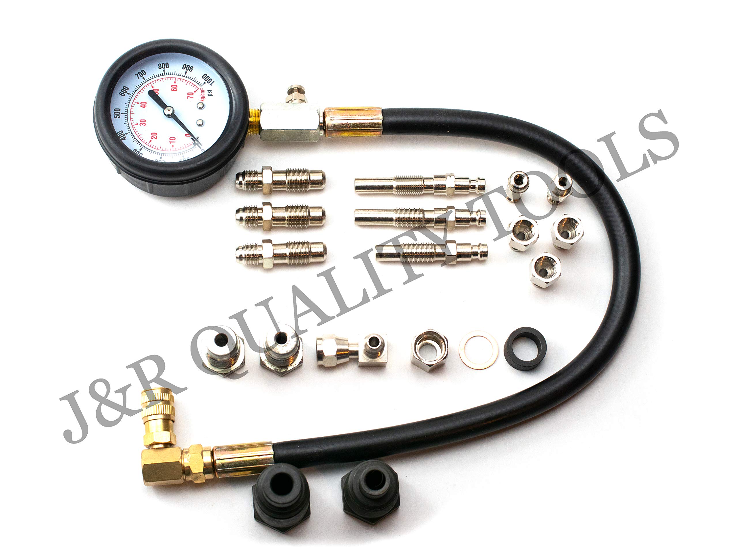 VCT Diesel Engine Compression Cylinder Pressure Tester Gauge Set 0-1000 psi