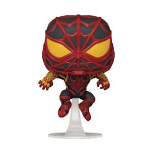 funko pop! games: marvel’s spider-man: miles morales - miles strike suit