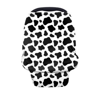 belidome cow print stretchy car seat covers for boys girls baby car seat cover gift for women mom