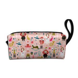 nutcracker ballet makeup bag travel cosmetic toiletry organizer bag for women