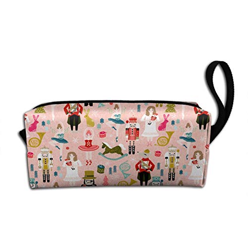 Nutcracker Ballet Makeup Bag Travel Cosmetic Toiletry Organizer Bag For Women