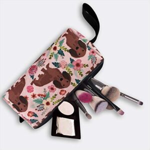 Nutcracker Ballet Makeup Bag Travel Cosmetic Toiletry Organizer Bag For Women