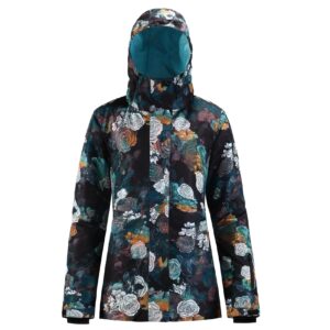 gsou snow women ski jacket snow coat waterproof windproof snowboarding jacket coat insulated warm winter