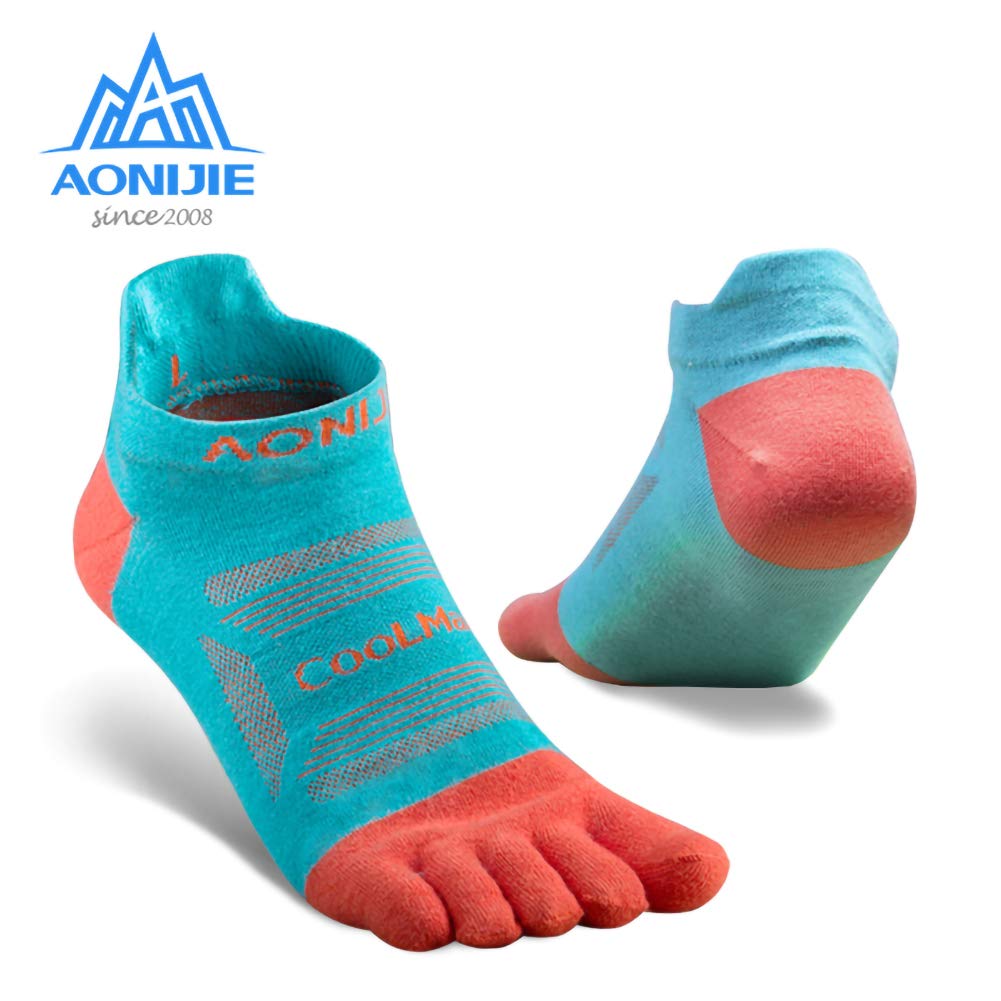 AONIJIE Toe Socks for Men and Women High Performance Athletic Five Finger Socks Soft,Comfortable and Breathable, Ankle-Medium