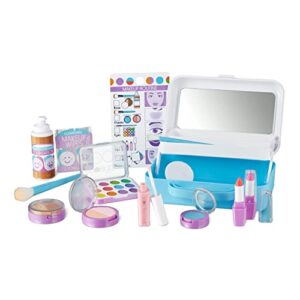 melissa & doug love your look - makeup kit play set,16 pieces of pretend makeup