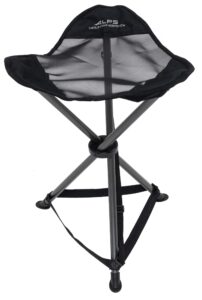 alps mountaineering tri-leg xt stool/chair, one size, black