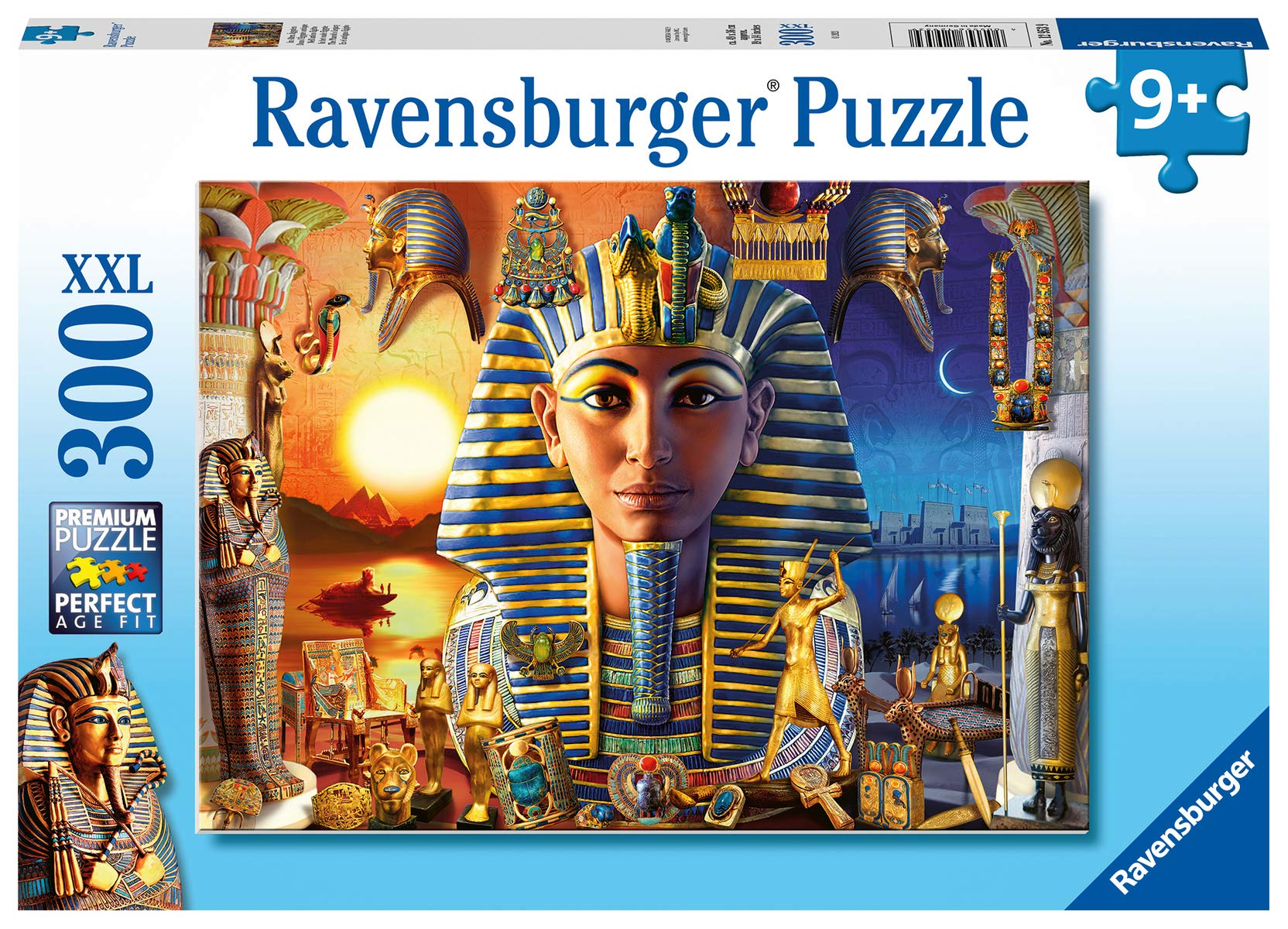 Ravensburger The Pharaoh's Legacy 300 Piece XXL Jigsaw Puzzle for Kids - 12953 - Every Piece is Unique, Pieces Fit Together Perfectly, 20 x 14 inches (50 x 36 cm) When Complete.