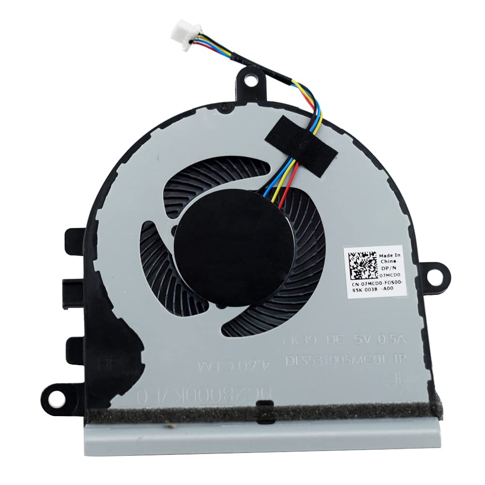 Rangale CPU Cooling Fan for Which Haven't CD or DVD Version Dell Inspiron 15 5570 5575 3533 3583 3585 5593 Series Laptop 07MCD0 CN-07MCD0