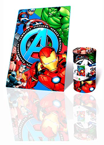 Avengers Kids Blanket,Marvel Hulk Thor Iron Man Blanket,Official Licenced