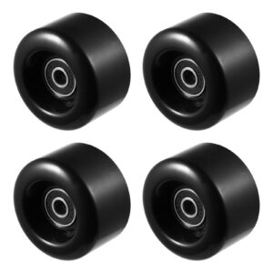 vosarea 4pcs shoe wheel skates accessories skating wheels ice skates wheel roller bladse wheels wheel with bearing skates bearings wheels inline hockey wheels pu double row skateboard