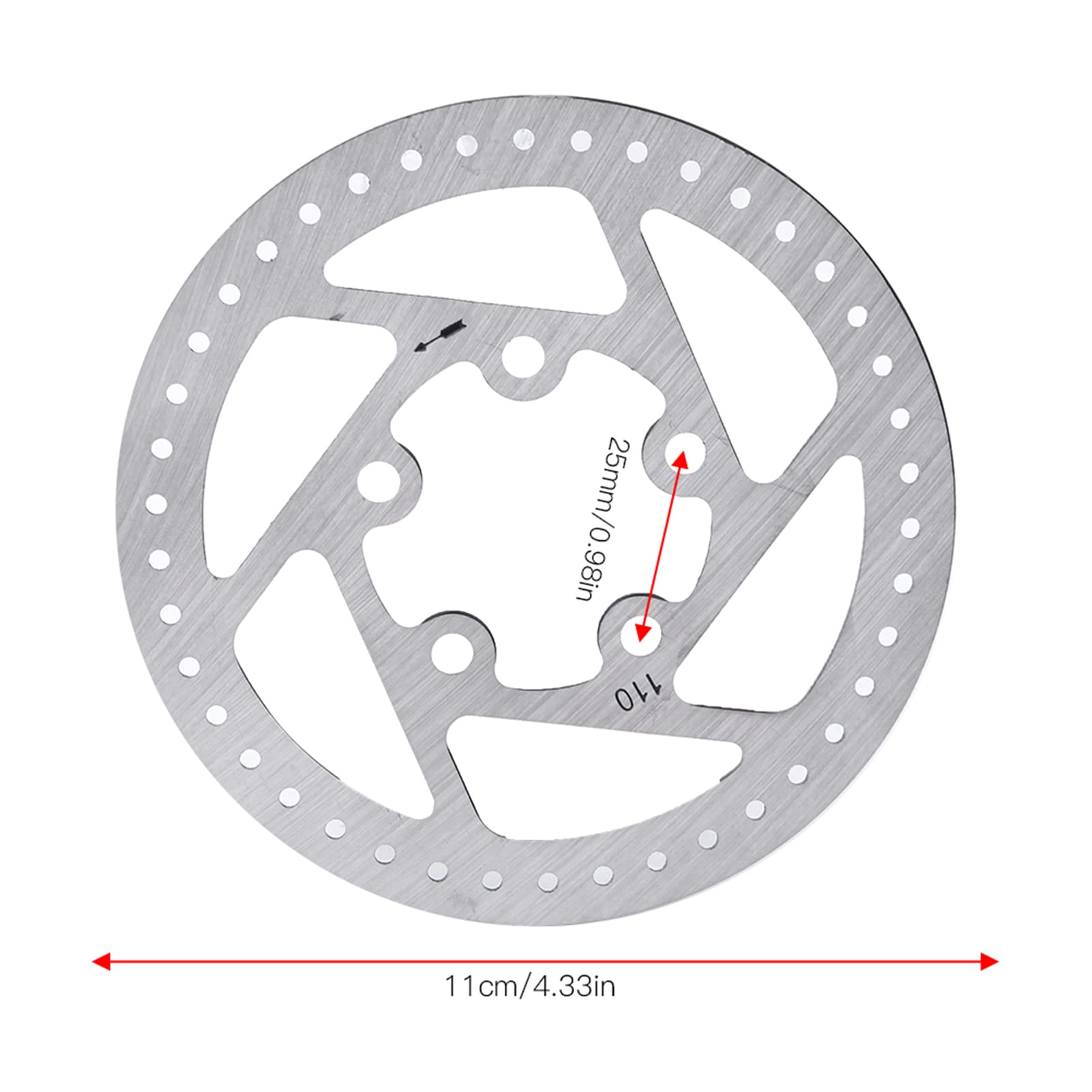 Scooter Rotor Brake Kit,Electric Scooter Disc Brake,Metal Disc Brake Device Set Brake Line Handle Electric Scooter Brake Accessories for Xiaomi M365 Electric Scooter Accessories Kit