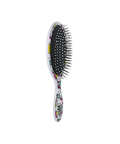 Wet Brush Original Hello Kitty Detangling Brush - Under My Umbrella - All Hair Types - Ultra-Soft IntelliFlex Bristles Glide Through Tangles with Ease, White, 1 Count