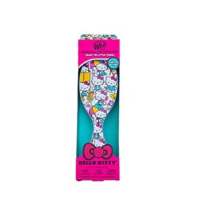 Wet Brush Original Hello Kitty Detangling Brush - Under My Umbrella - All Hair Types - Ultra-Soft IntelliFlex Bristles Glide Through Tangles with Ease, White, 1 Count