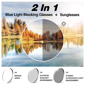 STGATN Blue Light UV Blocking Glasses Hexagonal Eyeglasses Frame Anti Blue Ray Glasses for Women Men