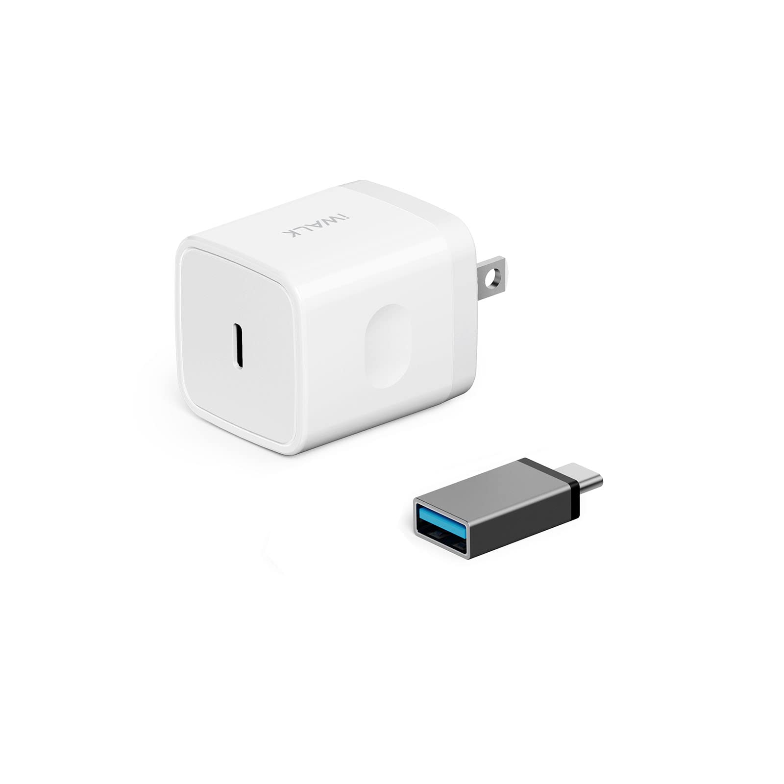 iWALK Leopard 20W USB C Charging Block, Fast Charging Wall Charger Adapter Compact Compatible with iPhone 14/13/12/12 Pro Max/12 Pro/12mini/, iPad Pro, AirPods Pro