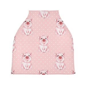 Nursing Cover Breastfeeding Scarf Cute Pig - Baby Car Seat Covers, Infant Stroller Cover, Carseat Canopy(929e)