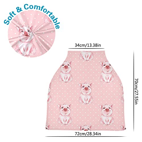 Nursing Cover Breastfeeding Scarf Cute Pig - Baby Car Seat Covers, Infant Stroller Cover, Carseat Canopy(929e)