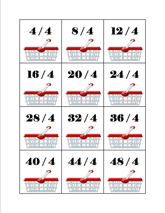 Picking Apples Multiplication and Division Practice