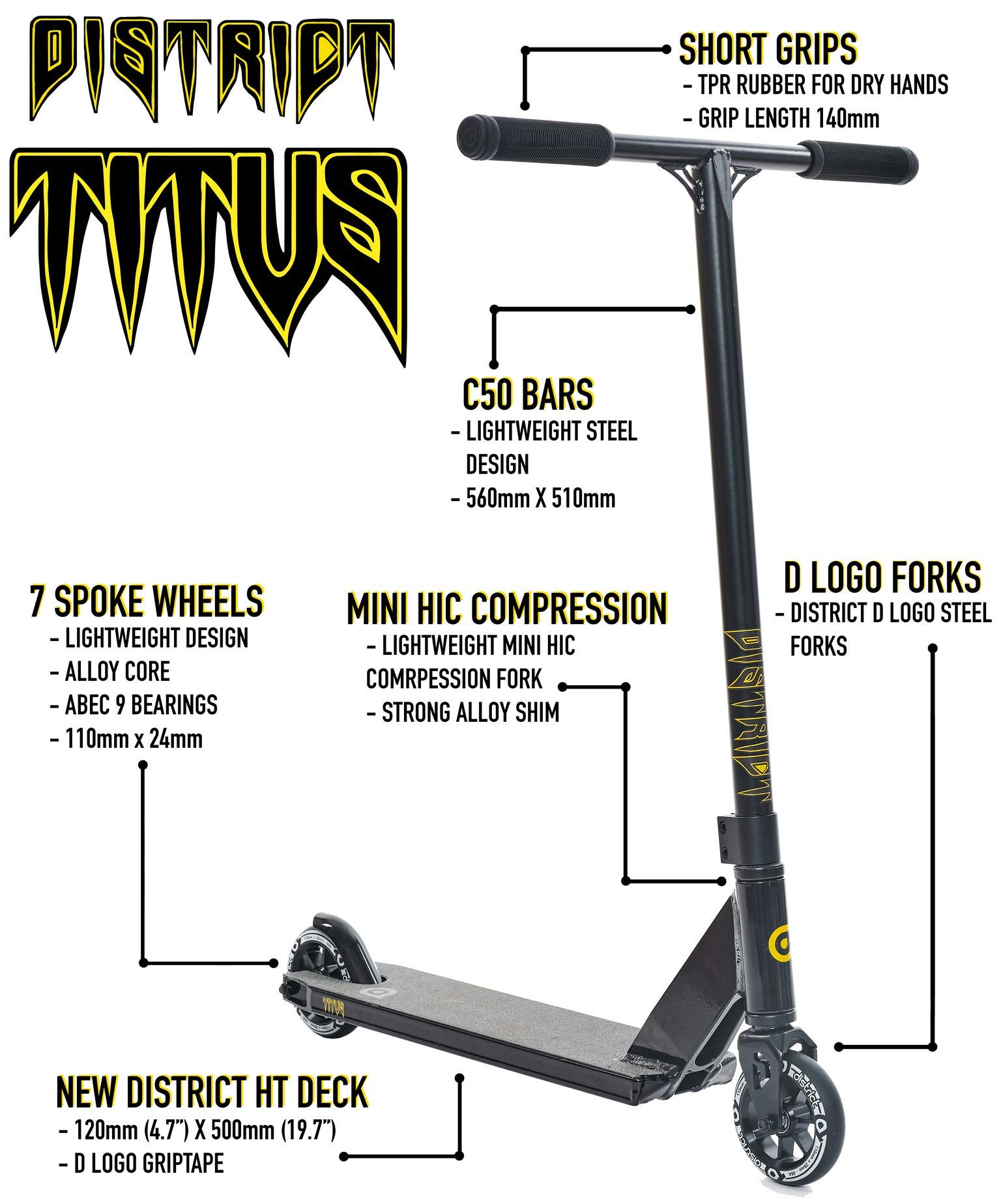 District Titus Complete Stunt Scooter