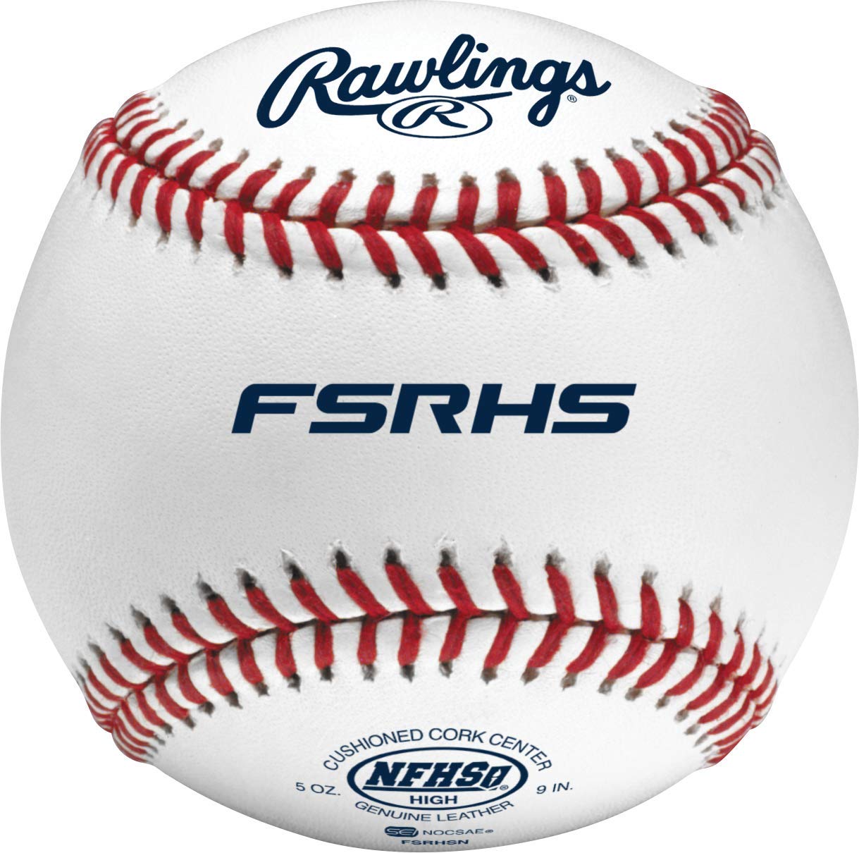 Rawlings | FLAT SEAM High School Baseballs | Game/Practice Use | NOCSAE Stamp | 12 Count