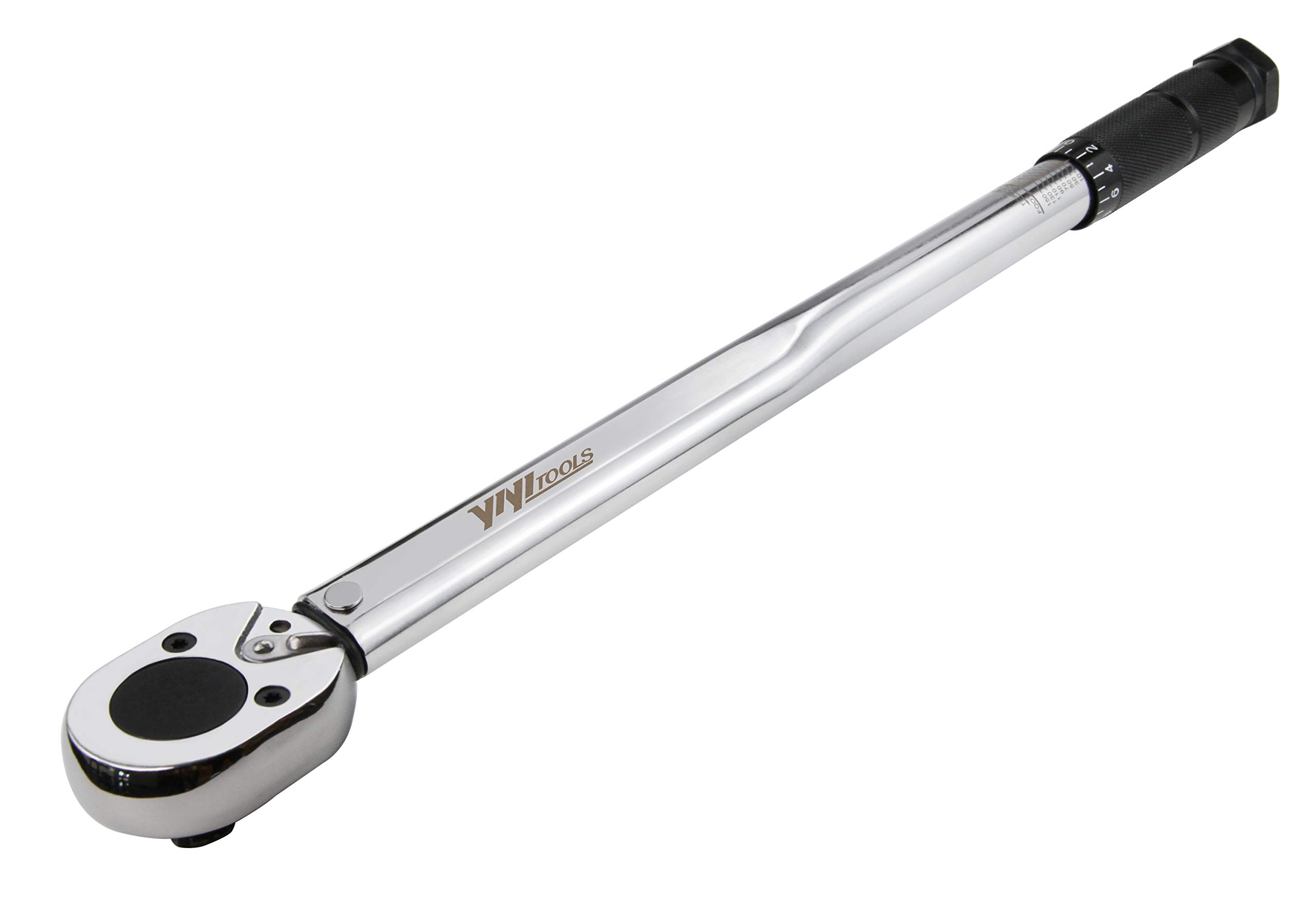 YIYITOOLS 1/2" Drive Click Torque Wrench (10-150ft.-lb/28-210Nm range) (RM-1-001)