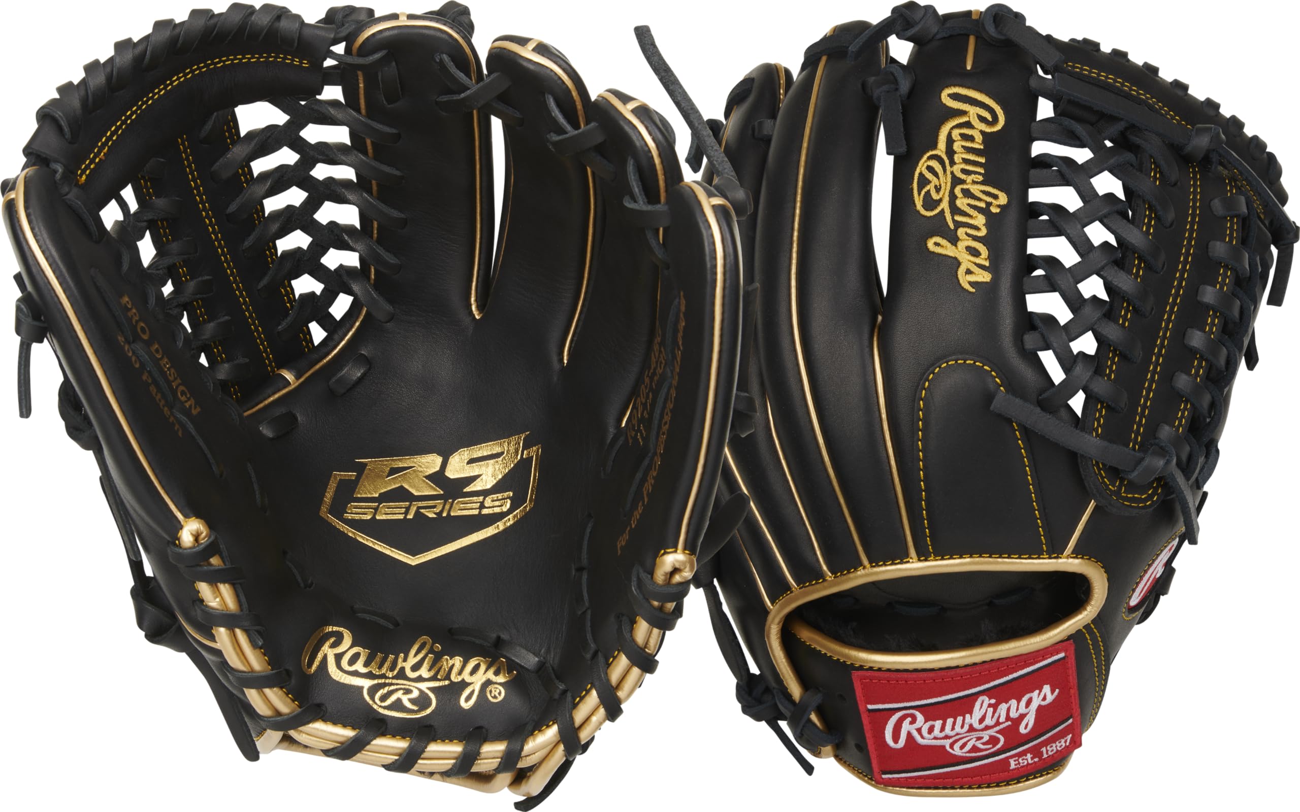 Rawlings | R9 Baseball Glove | 11.75" | Modified Trap-eze Web | Right Hand Throw