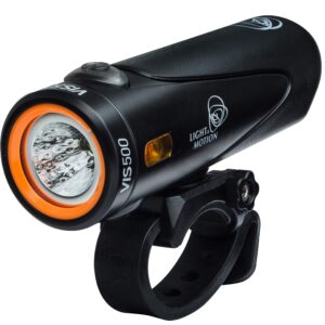 Light & Motion Vis 500, Light up The Road or Trail with a Bright 500 lumens, or Switch to SafePulse for Maximum Daytime Safety. A Strong Performer with Great Value, Light Weight, and Reliability