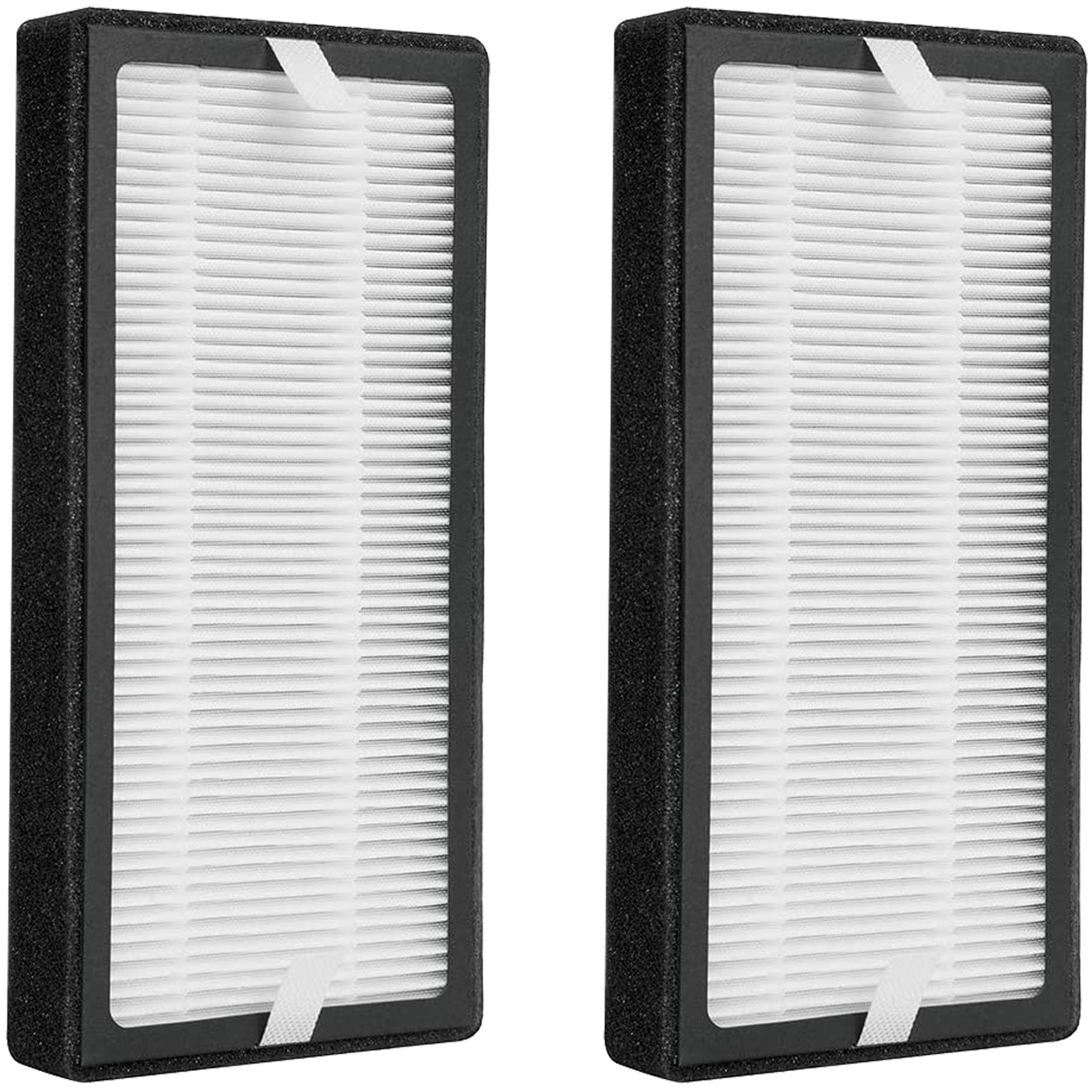 2 Pack of AP-DT10FL True Hepa Replacement Filter Compatible with HomeMedics TotalClean Desktop Air Purifier Models AP-DT10BK and AP-DT10WT. Compare to Part # AP-DT10FL