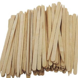 Spa Stix 400 Count Small Wax Wooden Spatulas Applicator Sticks for Hair Eyebrow Removal.