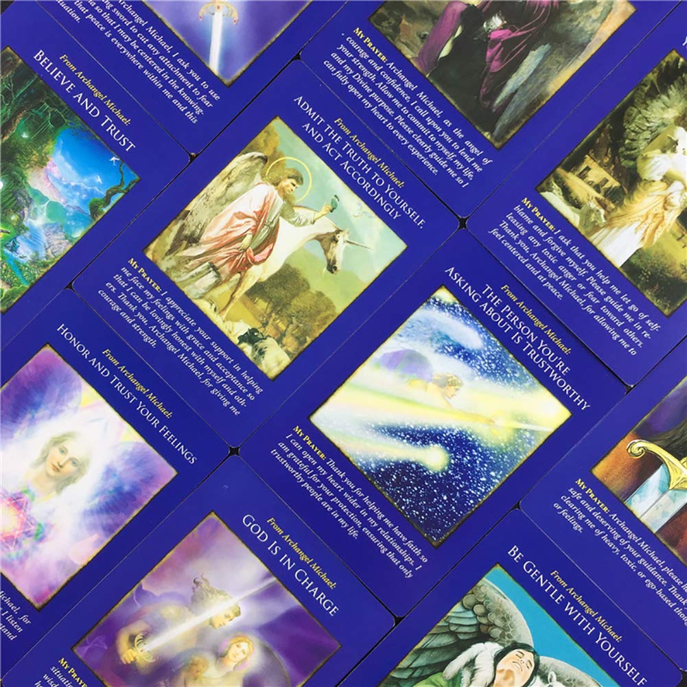 44 Tarot Cards for Archangel Michael Oracle Table Games Funny Board Tarot Deck Card Games English for Families Party Dropship