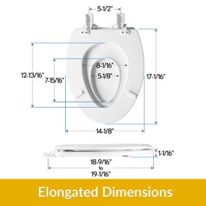 NextStep2 Elongated Potty Training Toilet Seat with Soft Close & P is for Potty! Sesame Street Lift-the-Flap Book