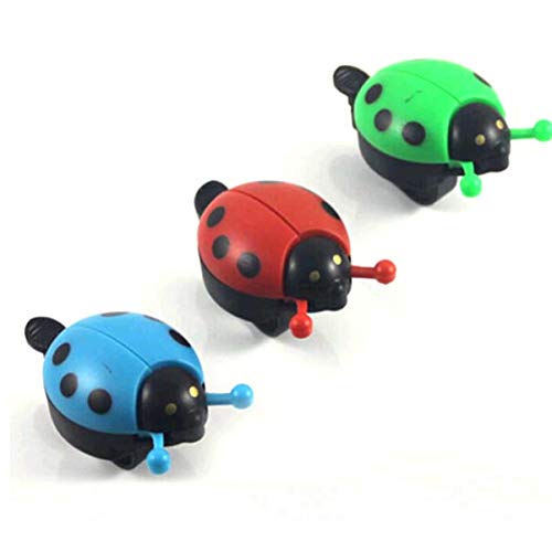 NUOBESTY Bike Handlebar Bell Ladybug Bike Bell Bike Bell for Kids Ladybug Bell Ladybug Bike Horn Child Handlebar Scooter Cartoon Bike Bell