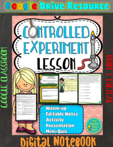 controlled experiment digital lesson