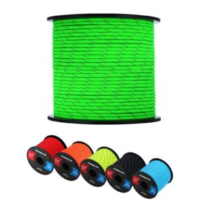 werewolves reflective 550&176 lb paracord - nylon, rope roller,7&3 strand utility parachute cord for camping tent, outdoor packaging