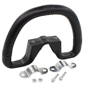 applianpar string trimmer loop handle bar mounting hardware kit for stihl fs55 fs62 fs66 fs75 fs72 fs74 fs76 fs80 strimmers black