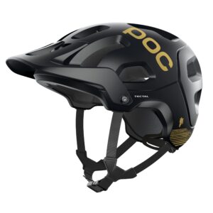 poc, tectal fabio ed., medium-large, uranium black matte/gold