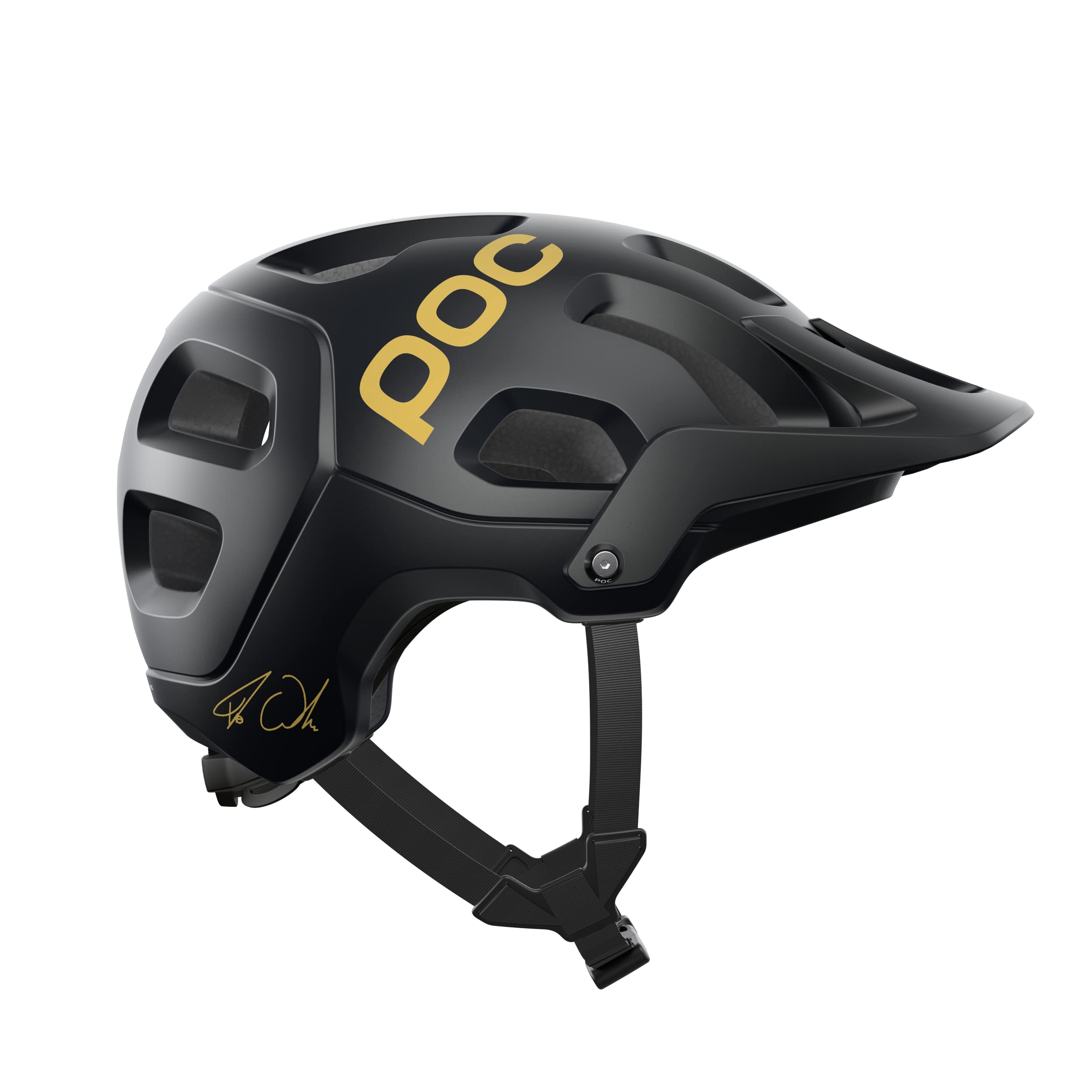 POC, Tectal Fabio Ed., Medium-Large, Uranium Black Matte/Gold