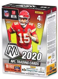 2020 panini mosaic nfl football blaster box (32 cards/bx)