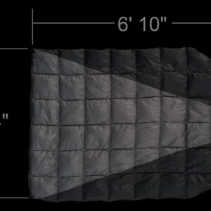 Go Outfitters Stratus Top Quilt | The Ultralight Sleeping Un-Bag & Hammock Camping Top Quilt