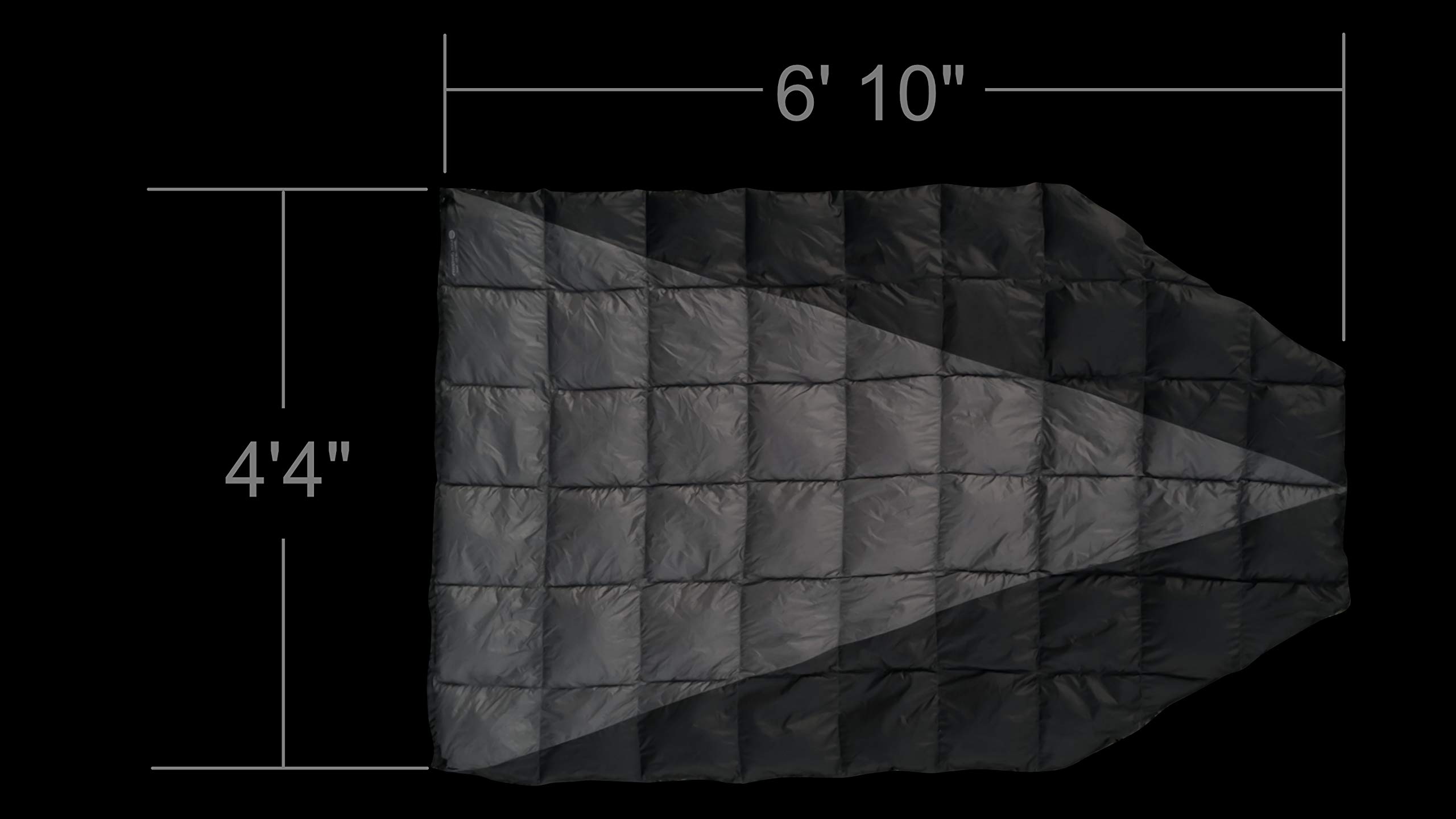 Go Outfitters Stratus Top Quilt | The Ultralight Sleeping Un-Bag & Hammock Camping Top Quilt