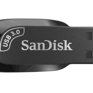 SanDisk 64GB (5 Pack) Ultra Shift USB 3.0 High Speed 100MB/s Flash Drive SDCZ410-064G Bundle with (1) GoRAM Black Lanyard