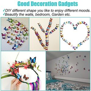 Heansun 123 PCS Butterfly Wall Stickers, Butterflies Decor for Home Nursery Room Decor