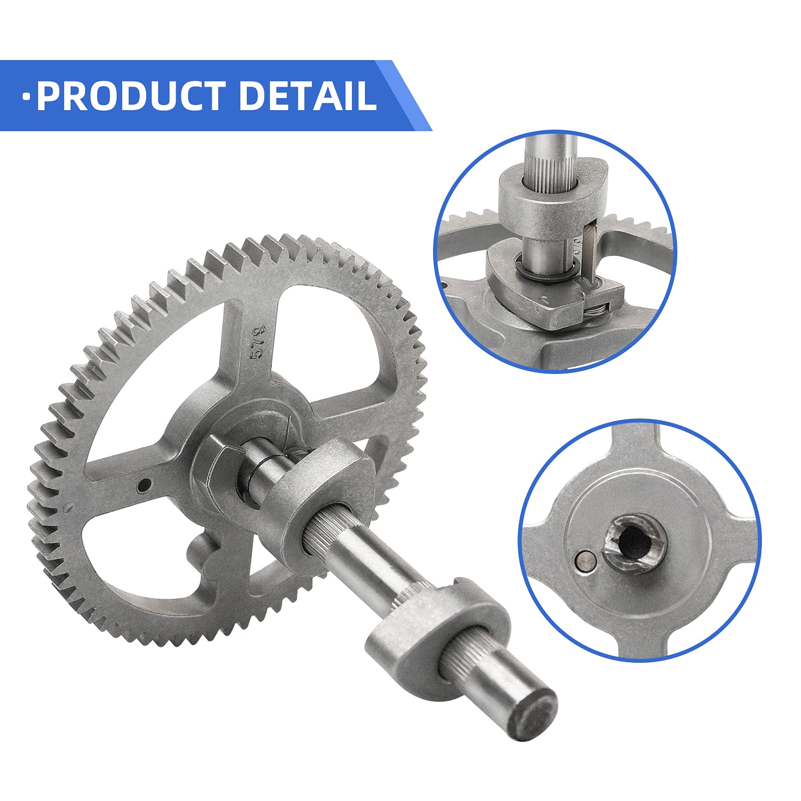 Camshaft 84005207 for B&S 793880 793583 792681 791942 795102 Camshaft kit, Cam Replacement Kit with 795387 Oil Seal Ring and 697110 Crankcase Gasket