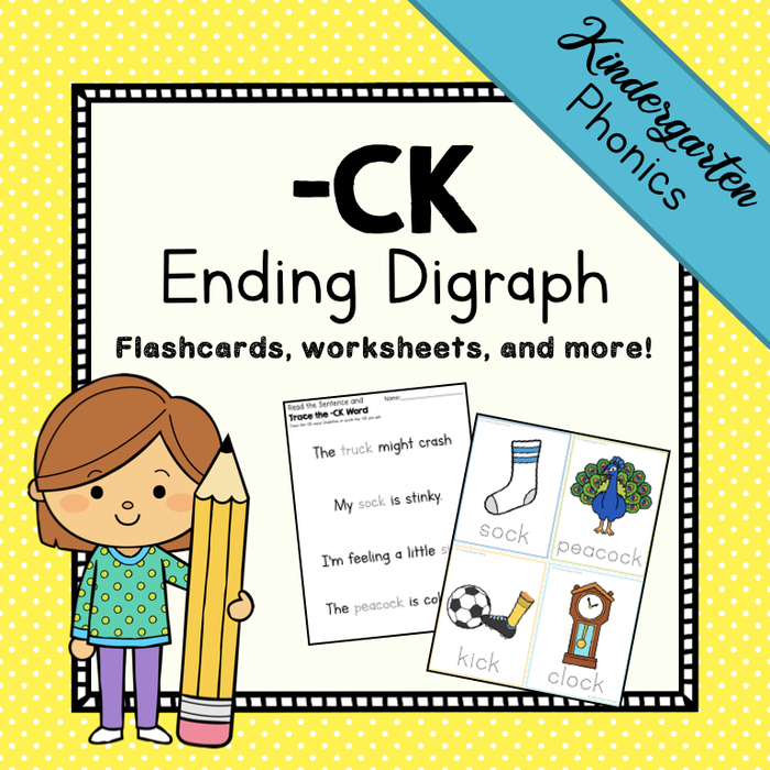 CK Ending Digraph Kindergarten Phonics